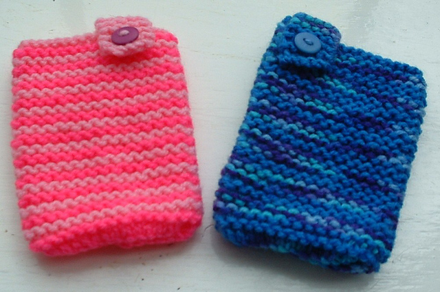 Ravelry: Mobile phone/Ipod case 3 pattern by Liz Carrick