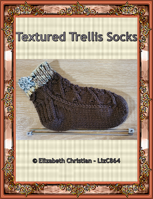 Ravelry: Textured Trellis Socks pattern by Elizabeth Christian