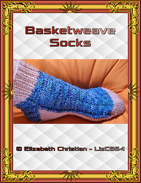 Ravelry: Basketweave Socks pattern by Elizabeth Christian