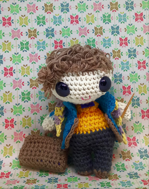 Ravelry: Newt Scamander pattern by Liz Ward
