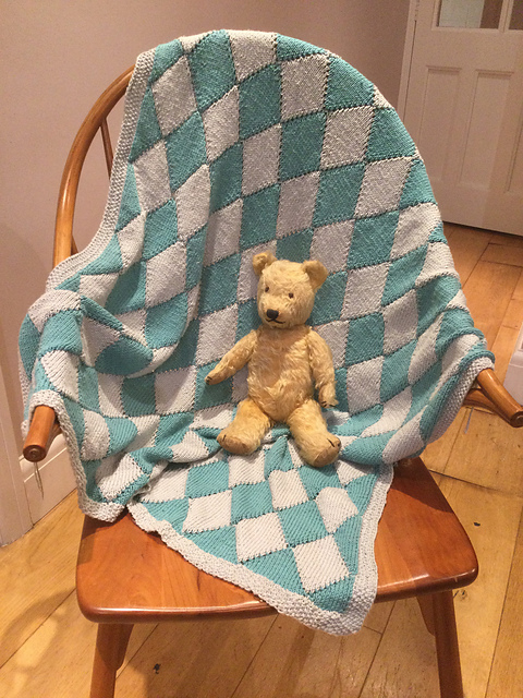 Ravelry: Multi-Modular Diamond Blanket pattern by LizAnn Petch