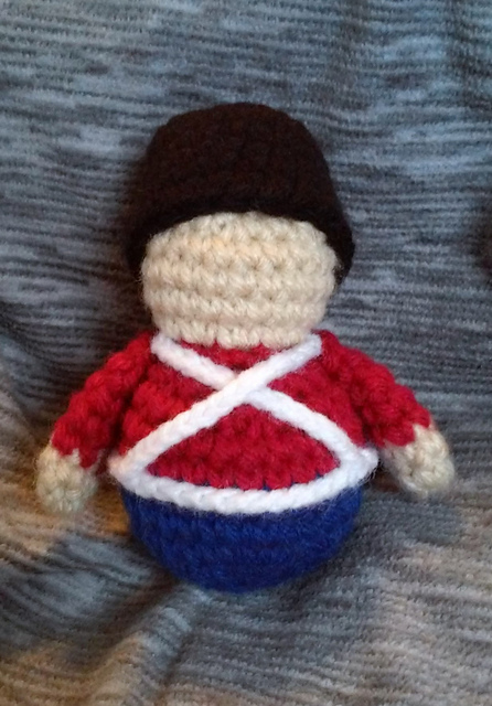 Ravelry: LizzieN03's Crocheted Soldier Ornament