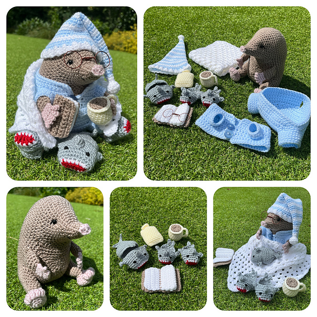 Ravelry: Murphy the Sleepy Mole pattern by Laura Sutcliffe