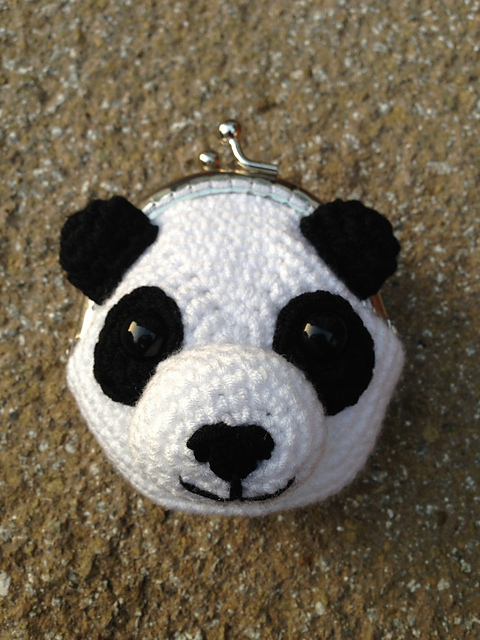 Ravelry: Panda Coin Purse pattern by Laura Sutcliffe