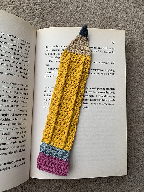 Ravelry: Pencil Bookmark pattern by Laura Sutcliffe