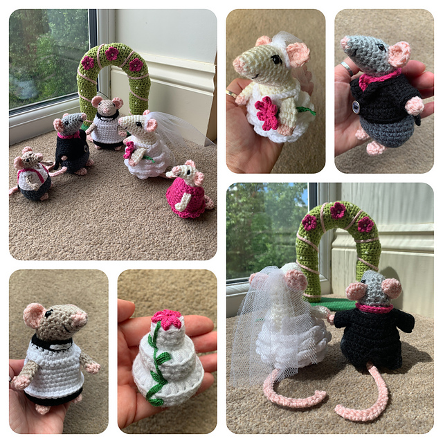 Ravelry: Wedding Mice pattern by Laura Sutcliffe