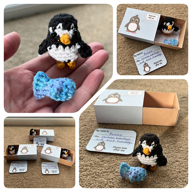 Ravelry: Matchbox Pet Penguin pattern by Laura Sutcliffe