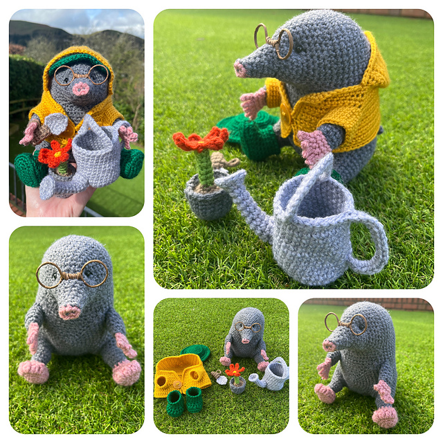 Ravelry: Maurice the Gardening Mole pattern by Laura Sutcliffe