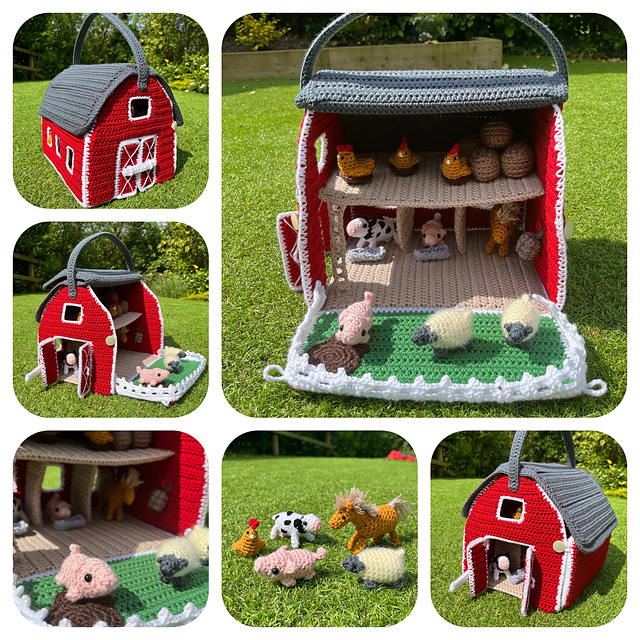 Ravelry: Farm Animals in a Barn pattern by Laura Sutcliffe