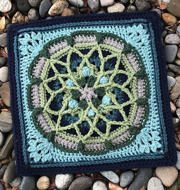 Ravelry: Morgana 12" Square pattern by Lisa Mauser