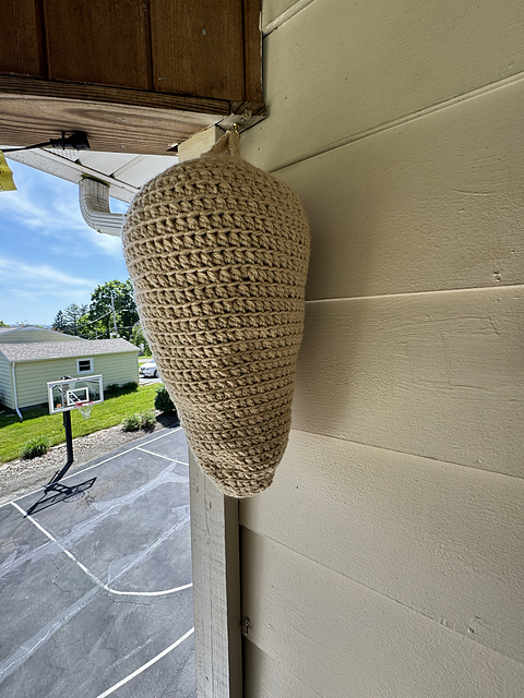 Ravelry: Hornet/Wasp/Bee Nest Decoy pattern by Laurie Morrell