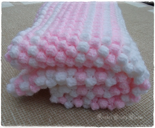Ravelry: Lndyf's Bobble Stitch Pram Cover