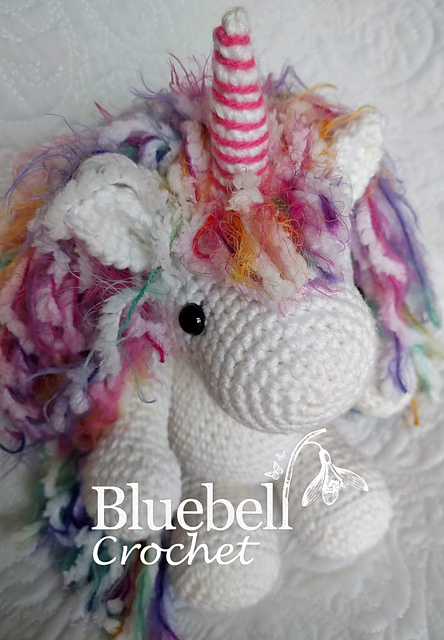 Ravelry: Bluebell Unicorn pattern by Lucy Neal