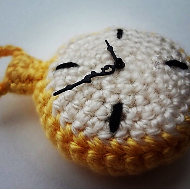 Ravelry: Pocket Watch Amigurumi pattern by Jackie Huckabee