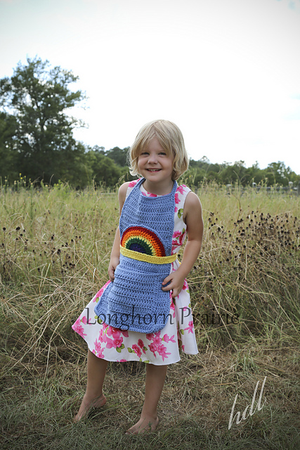 Ravelry: Rainbow Apron pattern by April Hubbard