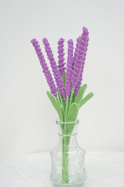 Ravelry: Crochet Lavender Flower pattern by Loopara Crochet