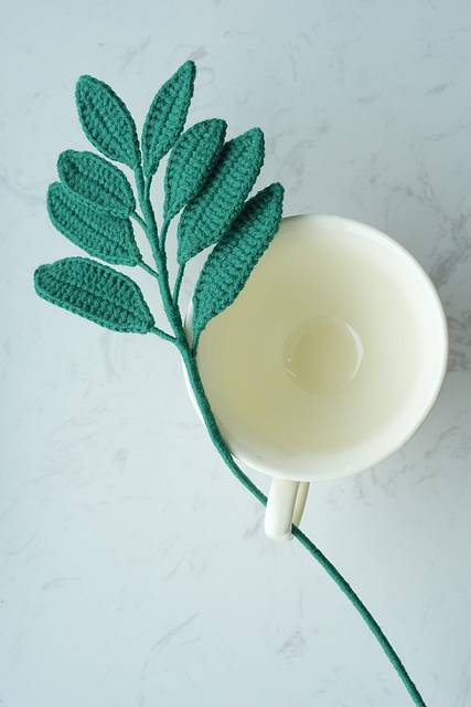 Ravelry: Crochet Sage Leaf pattern by Loopara Crochet