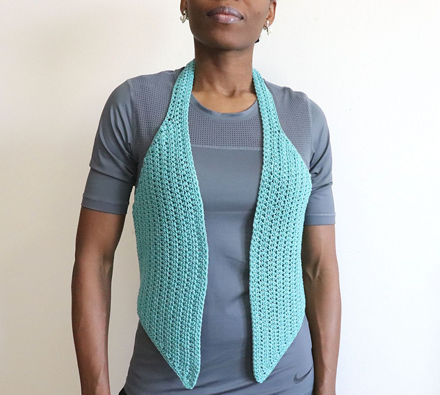 Ravelry: Open Back Summer Vest pattern by Rose Obom