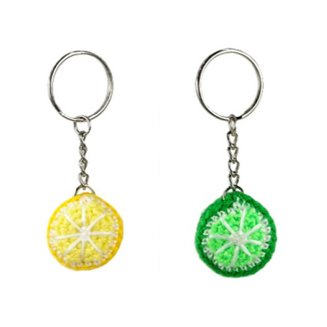 Ravelry: Mini Lemon/Lime Keychain pattern by Jennifer Van der Wal
