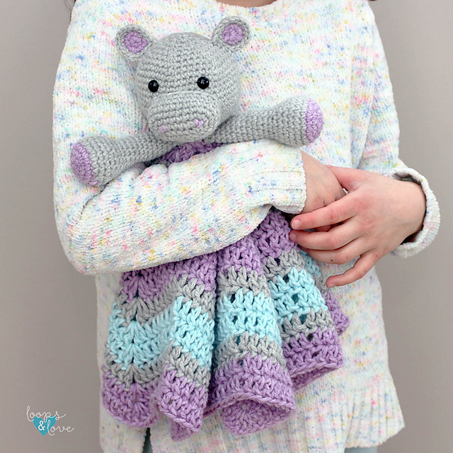 Ravelry: Hippo Lovey pattern by Loops and Love Crochet