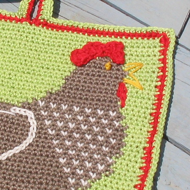 Ravelry: Henrietta Hen potholder pattern by Di Greenall