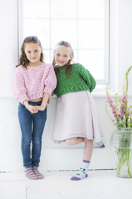 Ravelry: Mini Cropped Sweater pattern by Loopy Mango