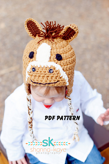 Ravelry: Horse Hat pattern by Lorelei's Custom Crafts