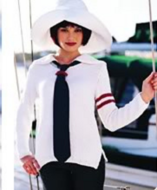 Ravelry: #19 Sailor Top pattern by Loren Cherensky