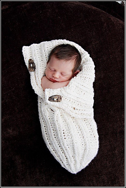 Ravelry: Button-Up Baby Wrap pattern by Kimberly Wood