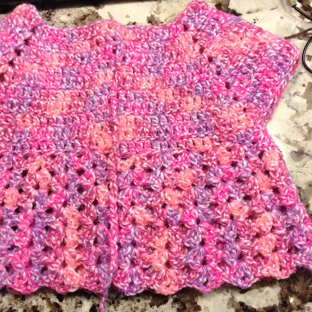 Ravelry: LoriSiddall's Little girl crochet cardigan: Free pattern and ...