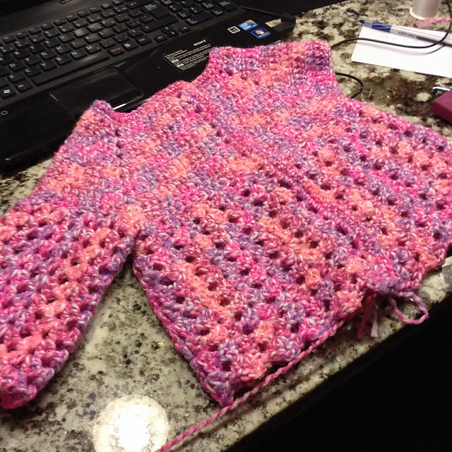 Ravelry: LoriSiddall's Little girl crochet cardigan: Free pattern and ...