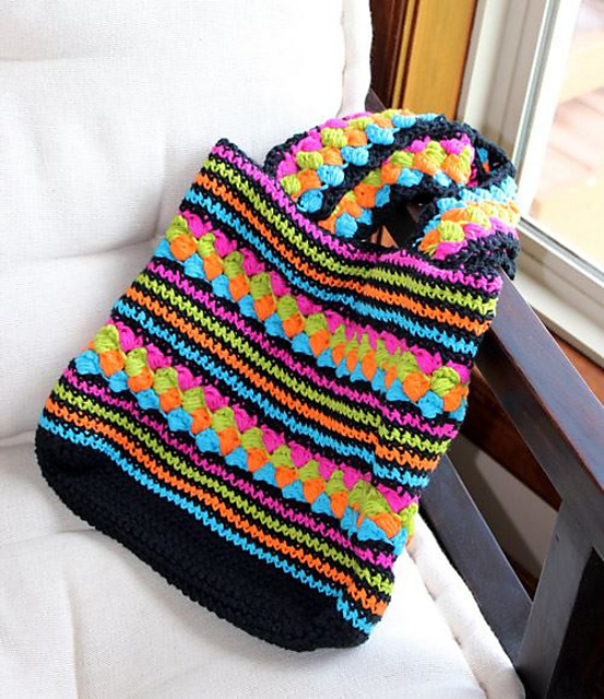 Ravelry: Sunny Days Bag pattern by LauraMae Fanelli