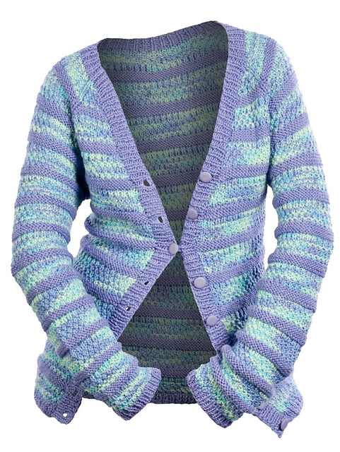 Ravelry: Adult Stripes Cardigan pattern by Lorna Miser