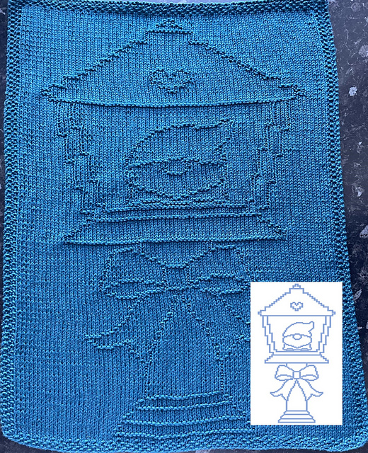 Ravelry: Nr. 832 - Christmas Lamp guest towel pattern by Lotte Nielsen