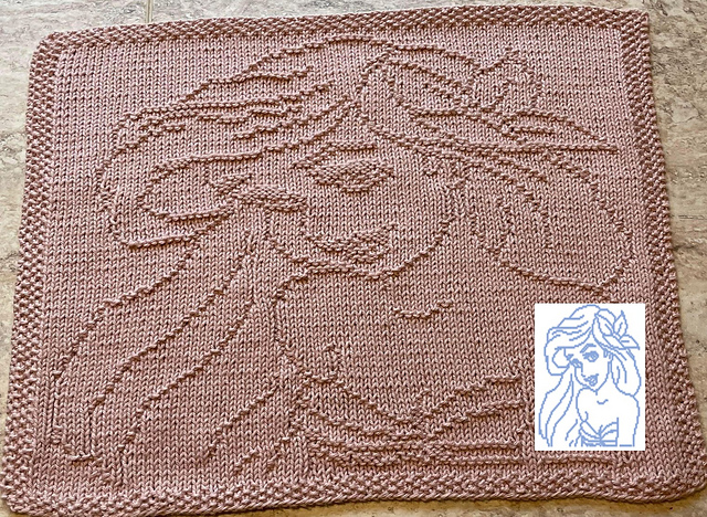 Ravelry: Nr. 195 Disney Ariel 89 stitches pattern by Lotte Nielsen