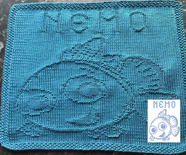Ravelry: Nr. 179 Disney Nemo 89 stitches pattern by Lotte Nielsen