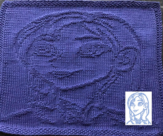 Ravelry: Nr. 596 Disney Anna Frozen 89 stitches pattern by Lotte Nielsen