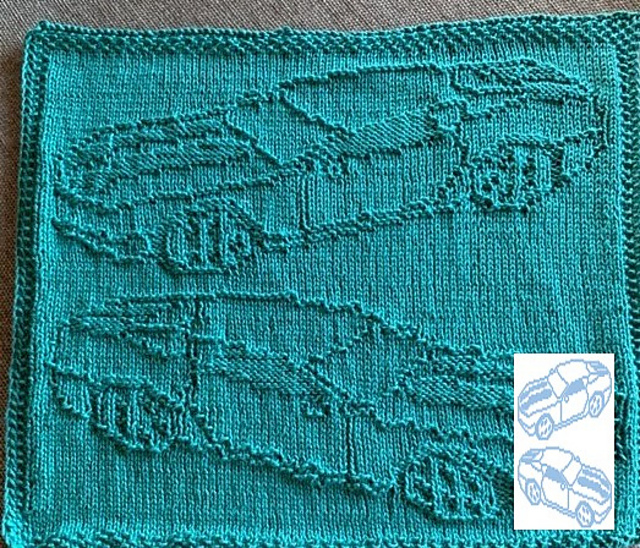 Ravelry: Nr. 468 Racing car 89 stitches pattern by Lotte Nielsen