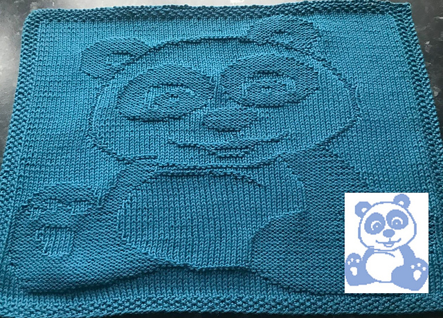 Ravelry: Nr. 615 – Panda 89 stitches pattern by Lotte Nielsen