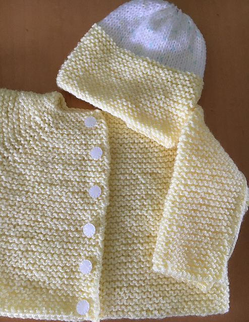 Ravelry: LouDoubleKnitter's Baby Cardi ~ Babbity Lemon