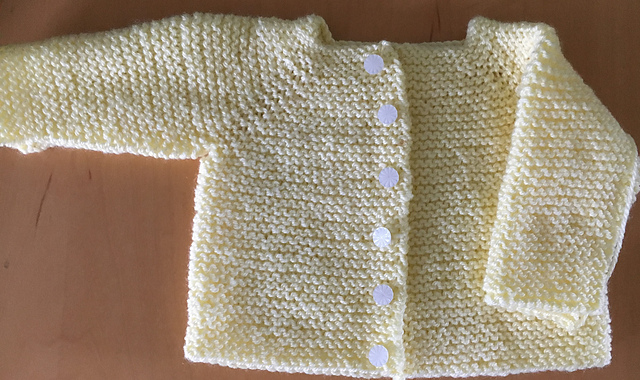Ravelry: LouDoubleKnitter's Baby Cardi ~ Babbity Lemon