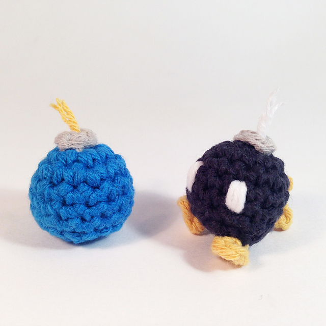 Ravelry: Crocheted Bomb / Bob-omb pattern by LouiesLoops