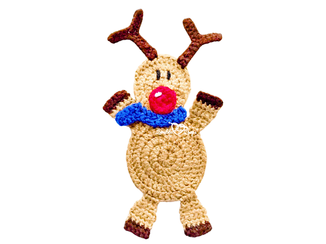 Ravelry: Reindeer Applique pattern by Melissa Hassler