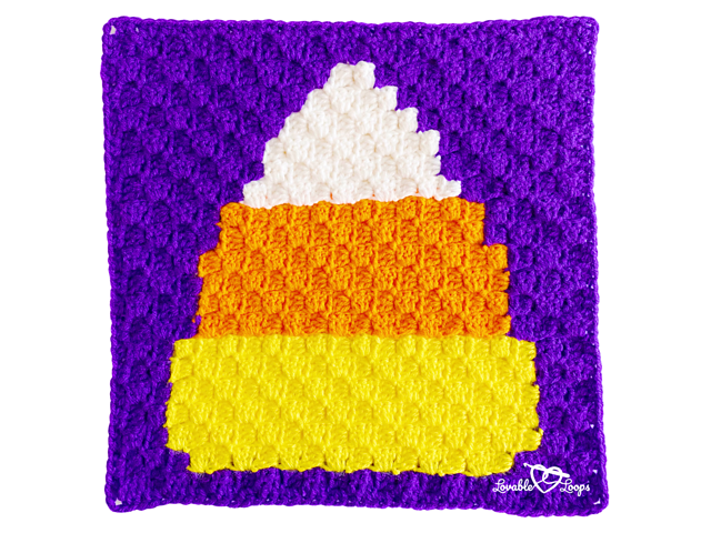 Ravelry: Candy Corn mini c2c pattern by Melissa Hassler