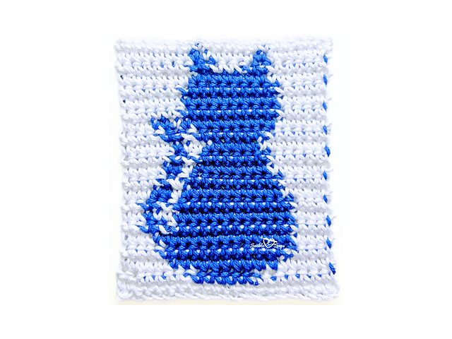 Ravelry: Cat Square pattern by Melissa Hassler