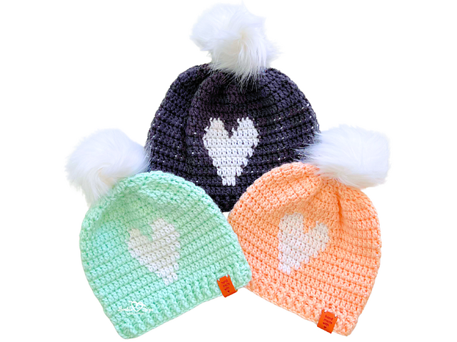 Ravelry: Heart Beanie pattern by Melissa Hassler