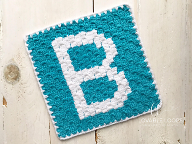 Ravelry: Letter B Graph pattern by Melissa Hassler