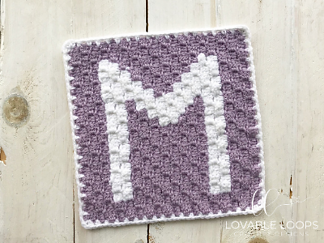 Ravelry: Letter M Graph pattern by Melissa Hassler