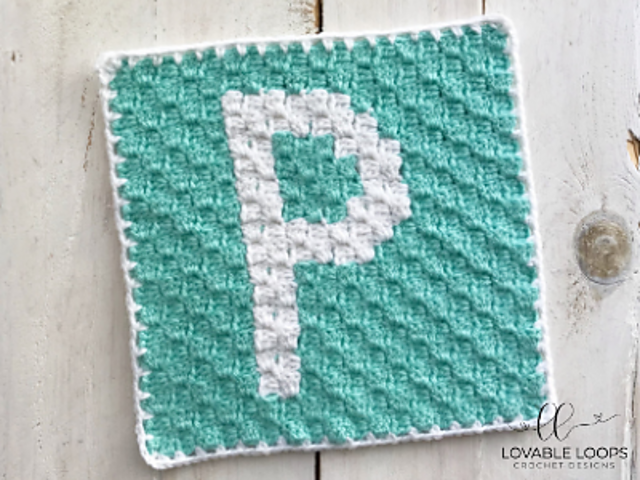 Ravelry: Letter P Graph pattern by Melissa Hassler