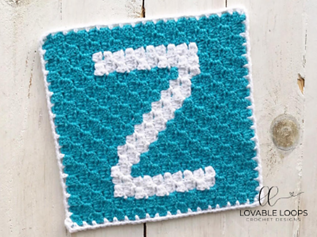 Ravelry: Letter Z Graph pattern by Melissa Hassler